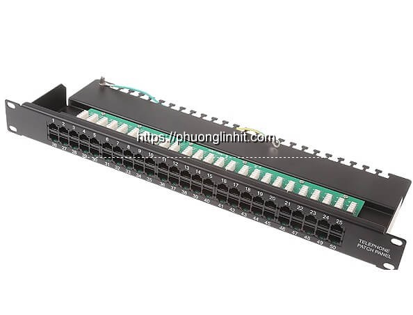 Patch Panel RJ11 Cat3 50 port Chính hãng Picolink PN; PLPN50 - phuonglinhit